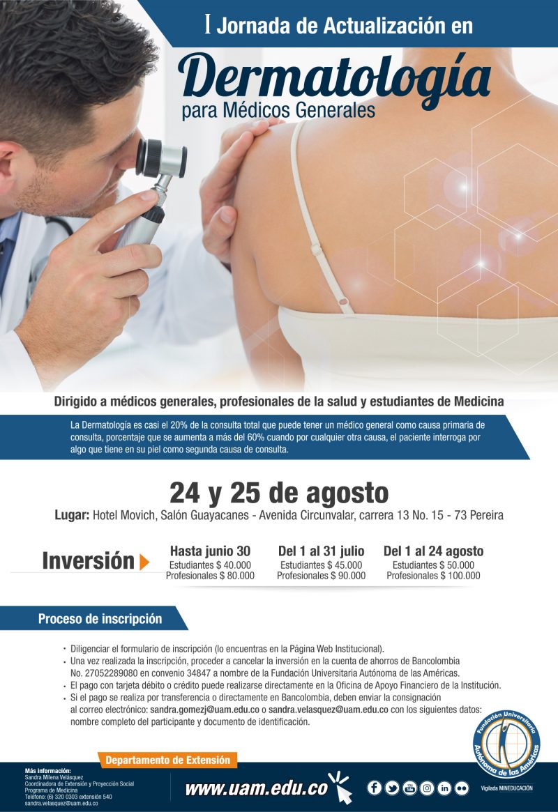 1° Jornada Actualización en Dermatología para Medicos Generales ... 1° Jornada Actualización en Dermatología para Medicos Generales ...
